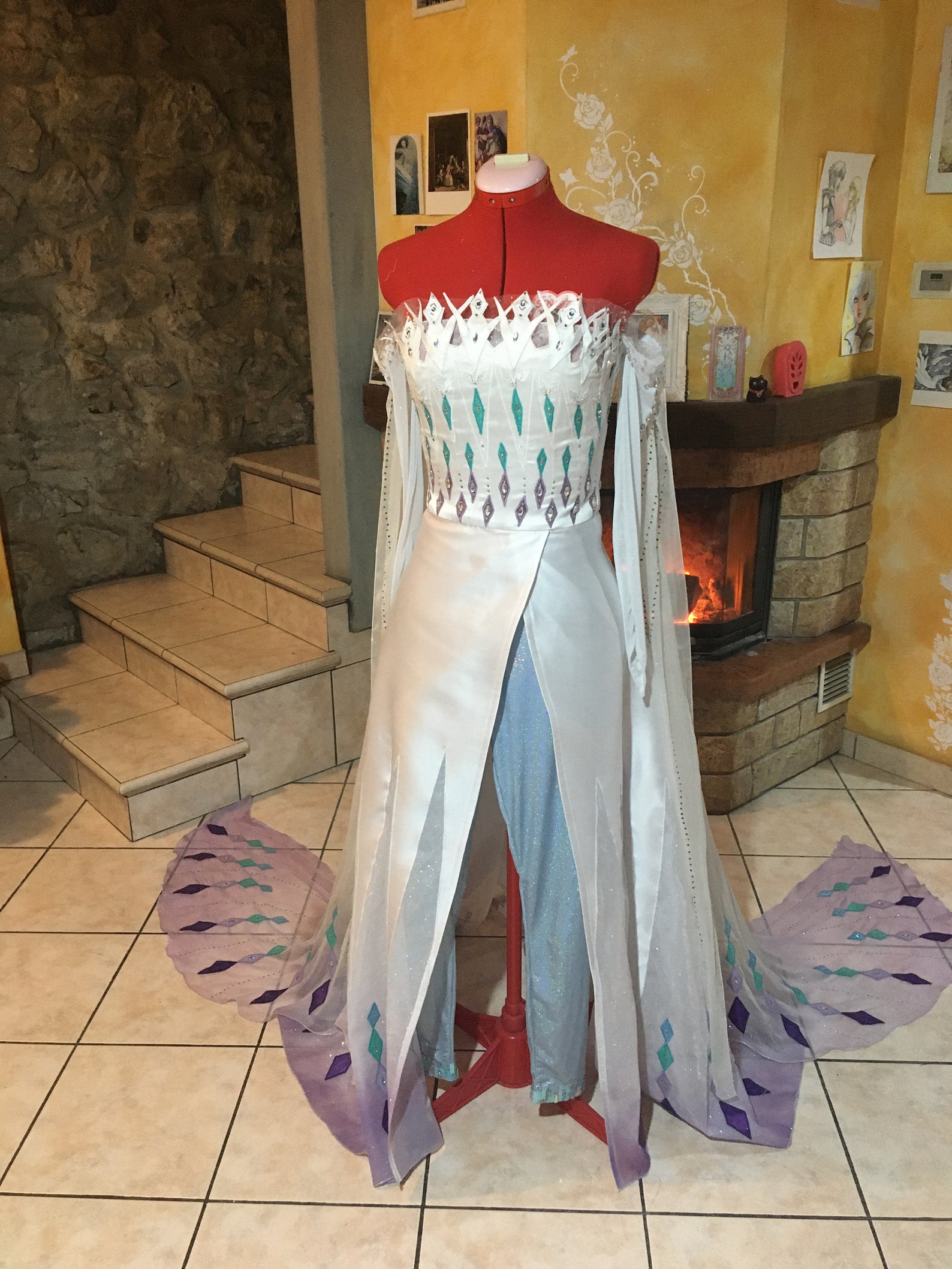 Elsa Frozen 2 Spirit Gown Disney Costume Cosplay - Etsy