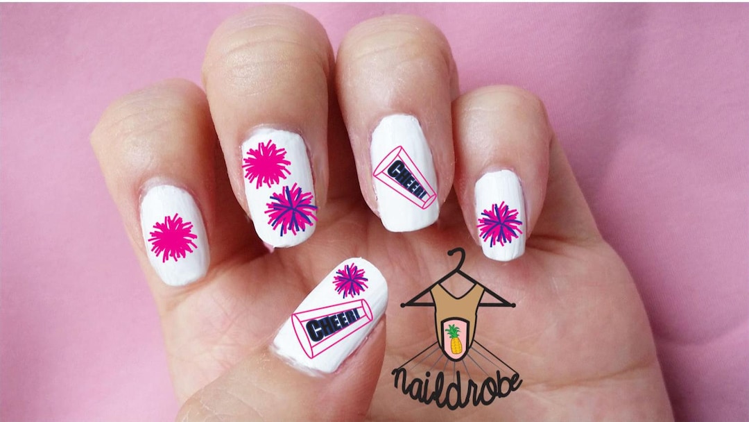 30 Cheerleading Nail Decals (waterslide Nail Decal) - Etsy