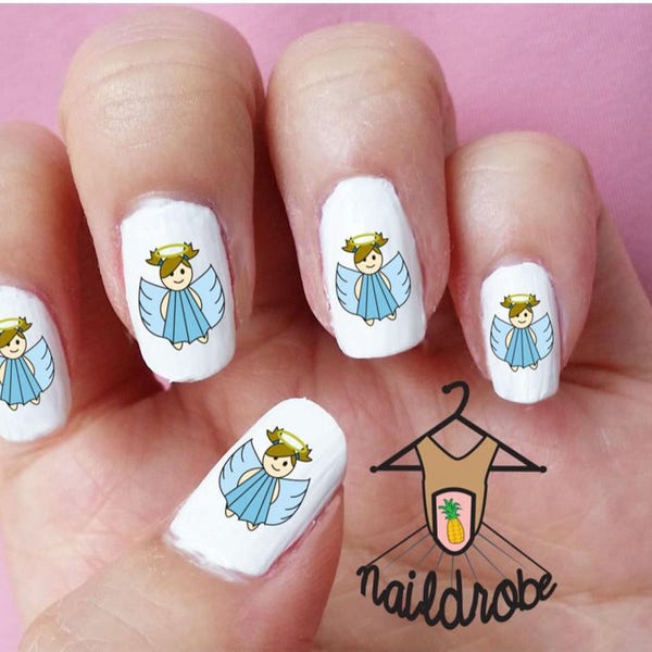 Angel Nail Decals - Etsy