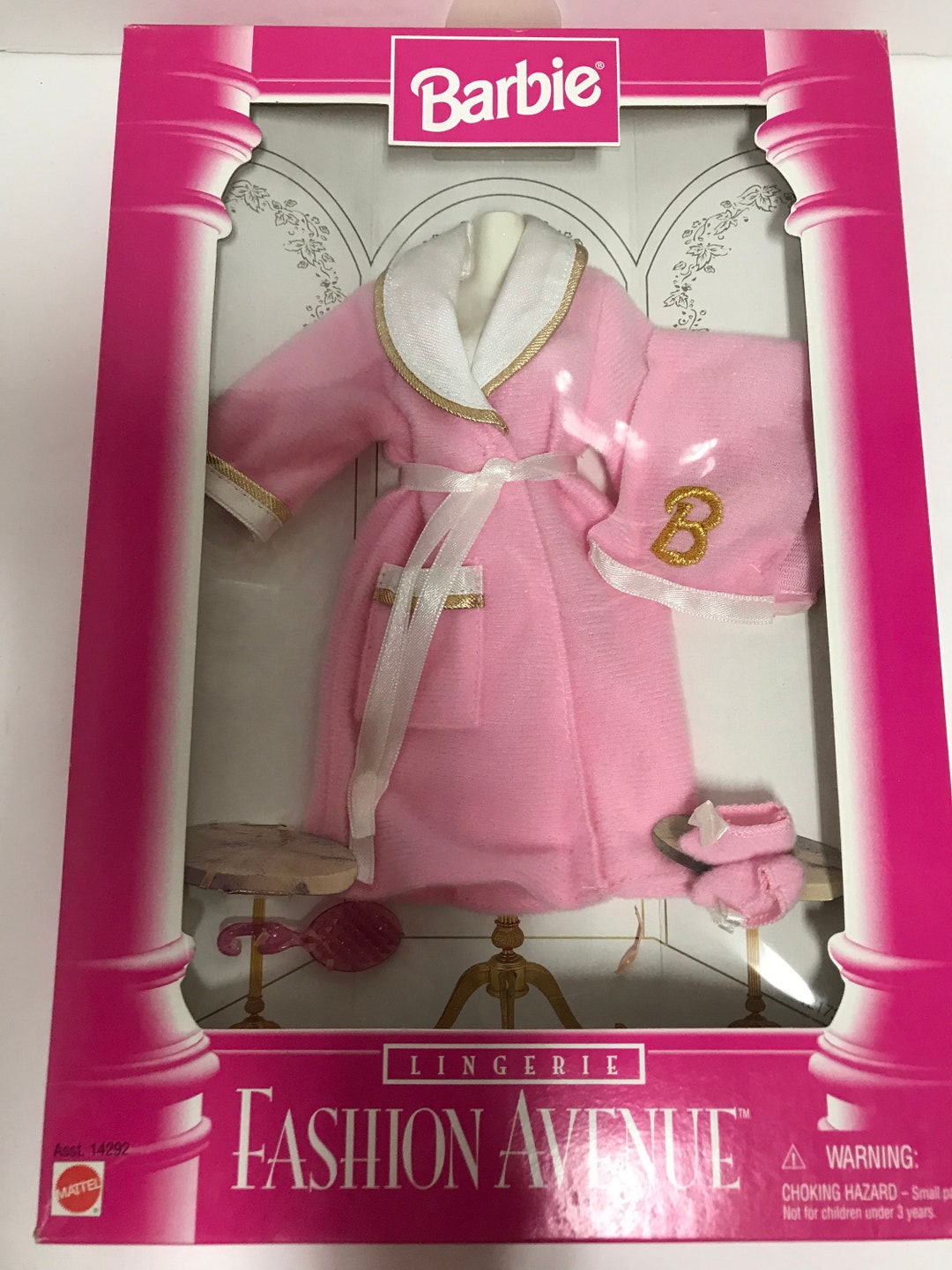 Barbie Fashion Avenue Pink Robe Lingerie Nrfp - Etsy