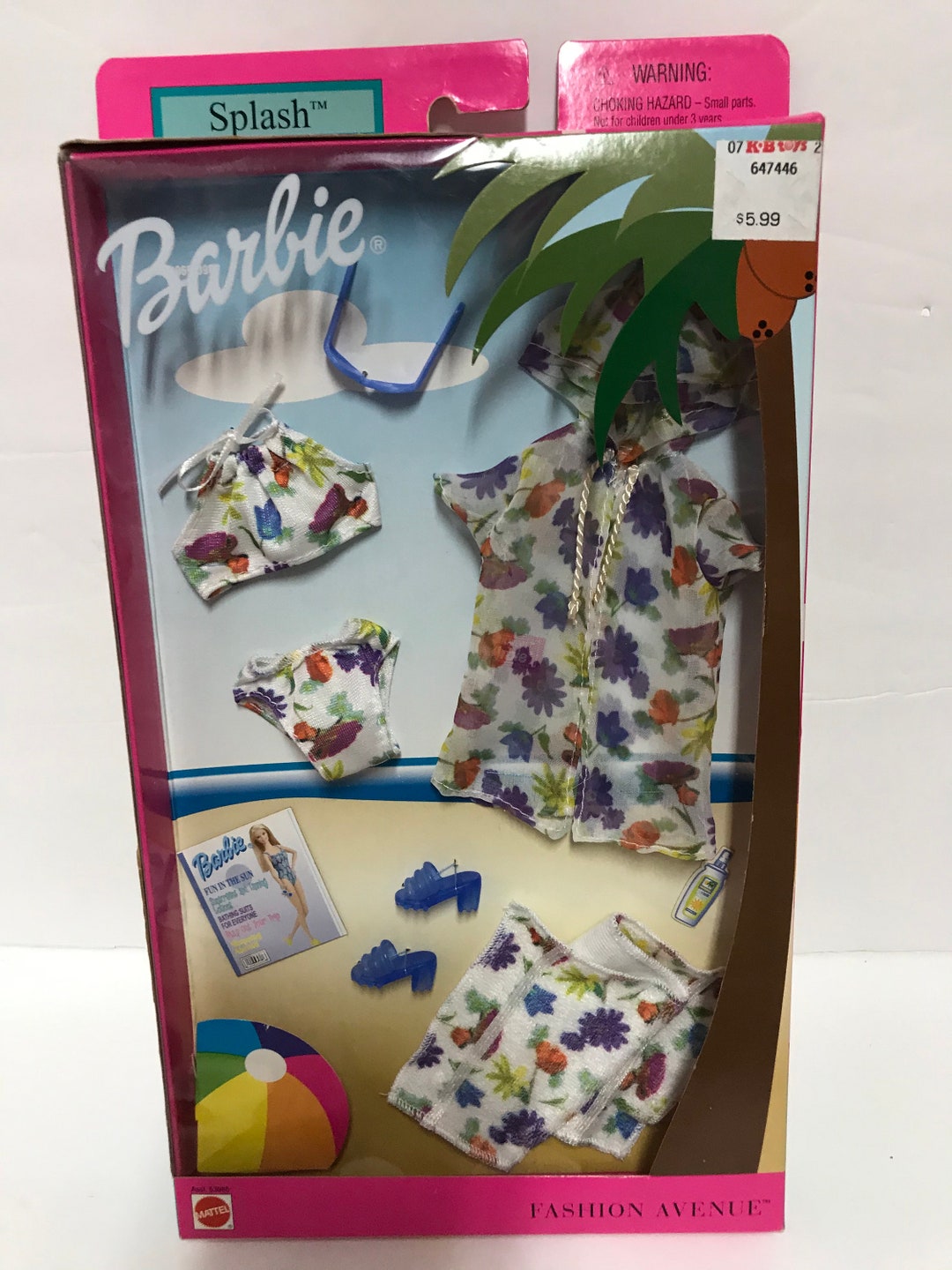 Barbie Fashion Avenue Splash Bathing Suit Nrfb - Etsy