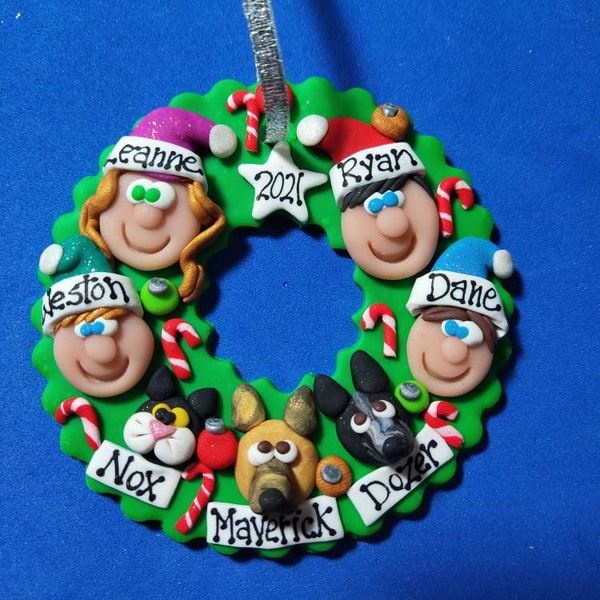 Polymer Clay Christmas Ornaments - Etsy