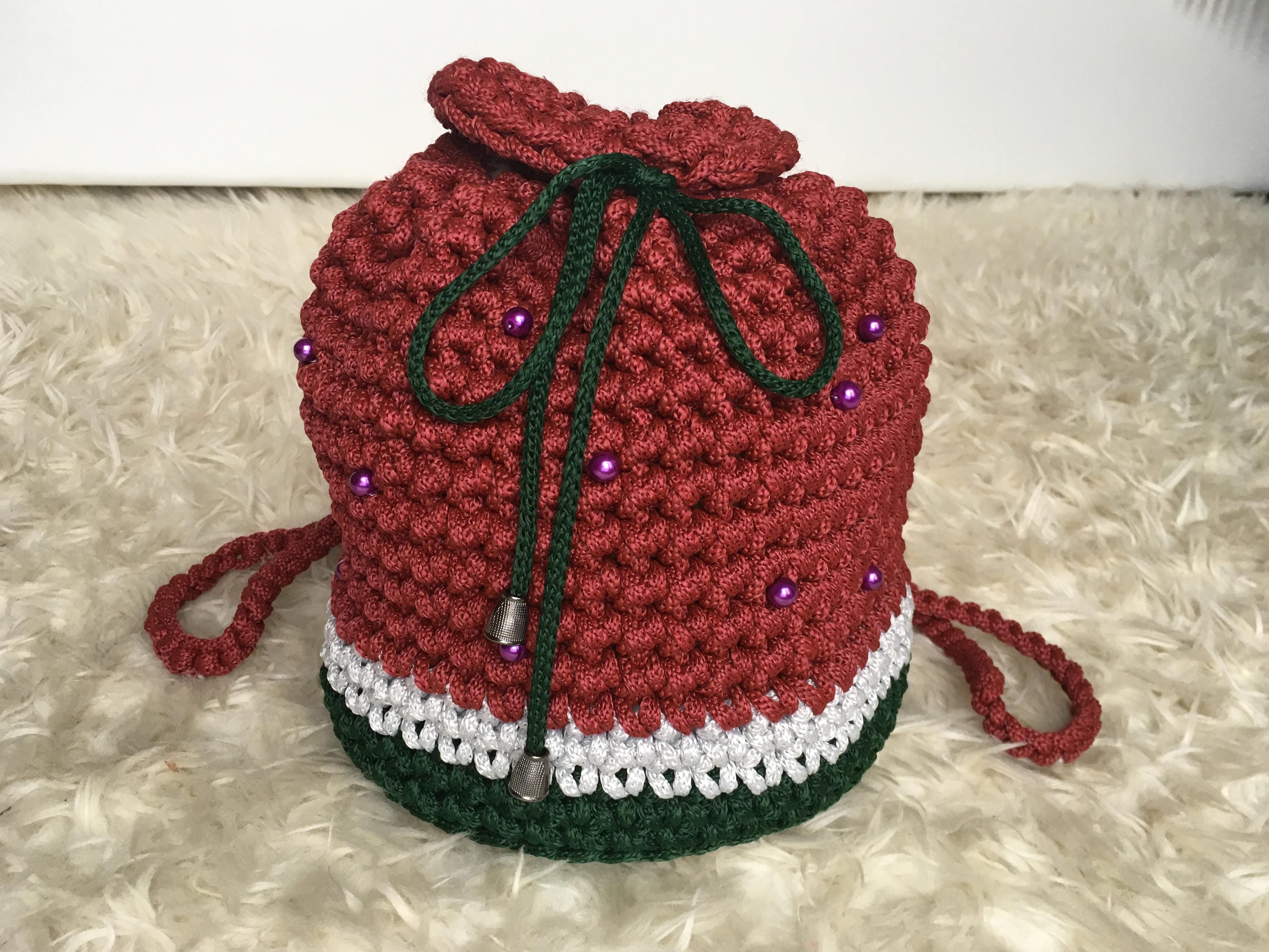 Crochet Rope Backpack for Girl / Bag - Etsy