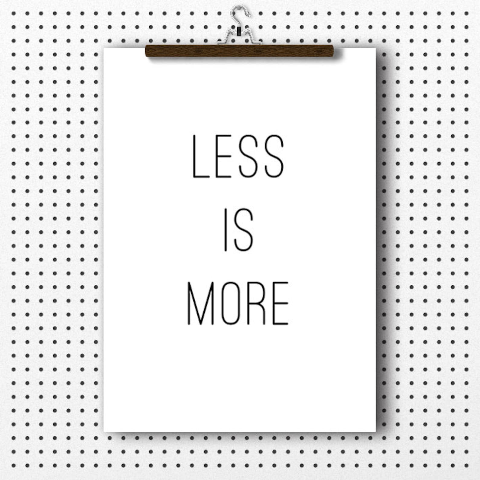 Less is More Design Quote Typographic Print Fashion Quotes - Etsy