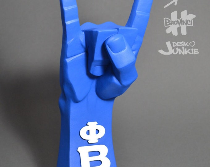Phi Beta Sigma Salute Unique Handmade Black Greek Art Gift Statue - Etsy