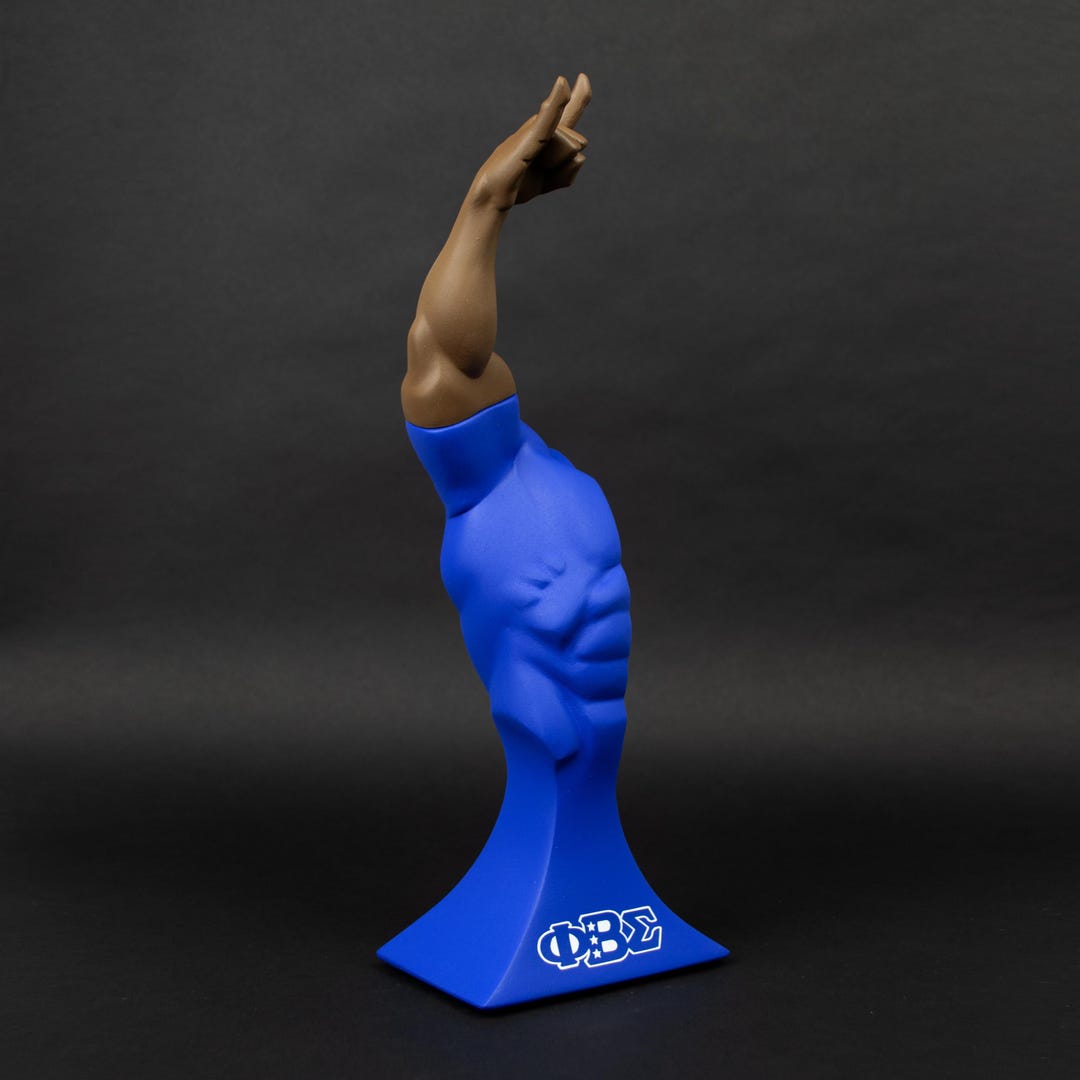 Phi Beta Sigma Colors Unique Handmade Black Greek Art Collectible - Etsy