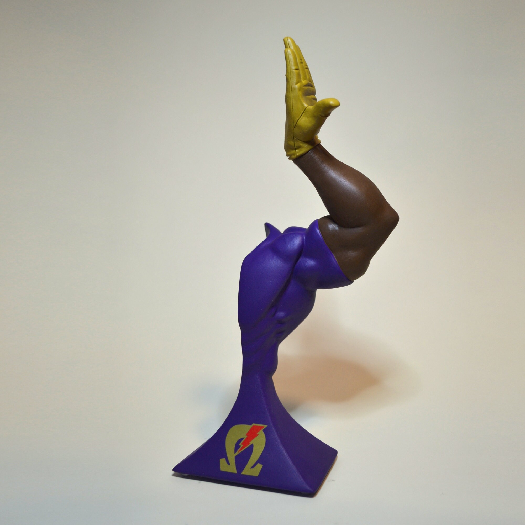 Omega Psi Phi Inspired Colors Unique Handmade Black Greek Art | Etsy