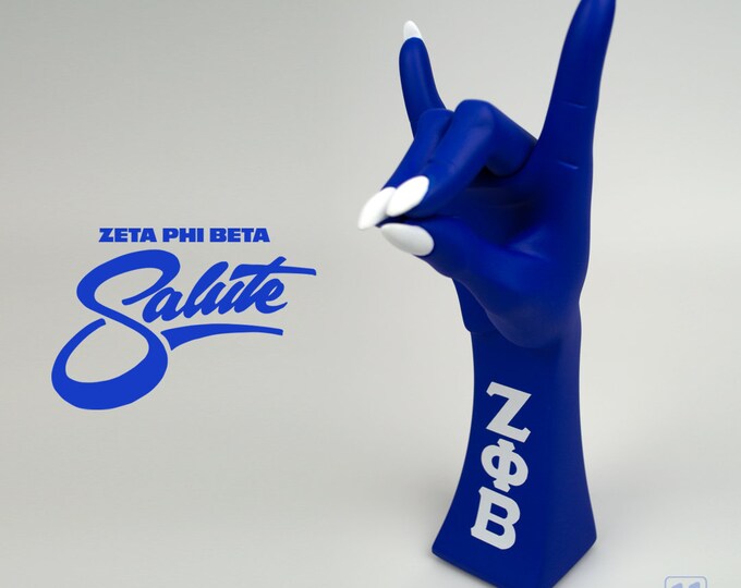 Brovinci Zeta Phi Beta Salute Handmade Black Greek Art Statue - Etsy
