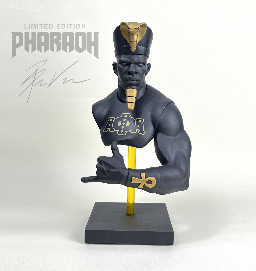 Preorder Alpha 1906 The Pharaoh Limited Edition Statue By Brovinci Etsy