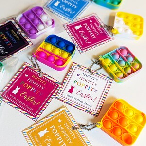 Easter Pop It Favors for Class. Personalized Class Easter Popper ...