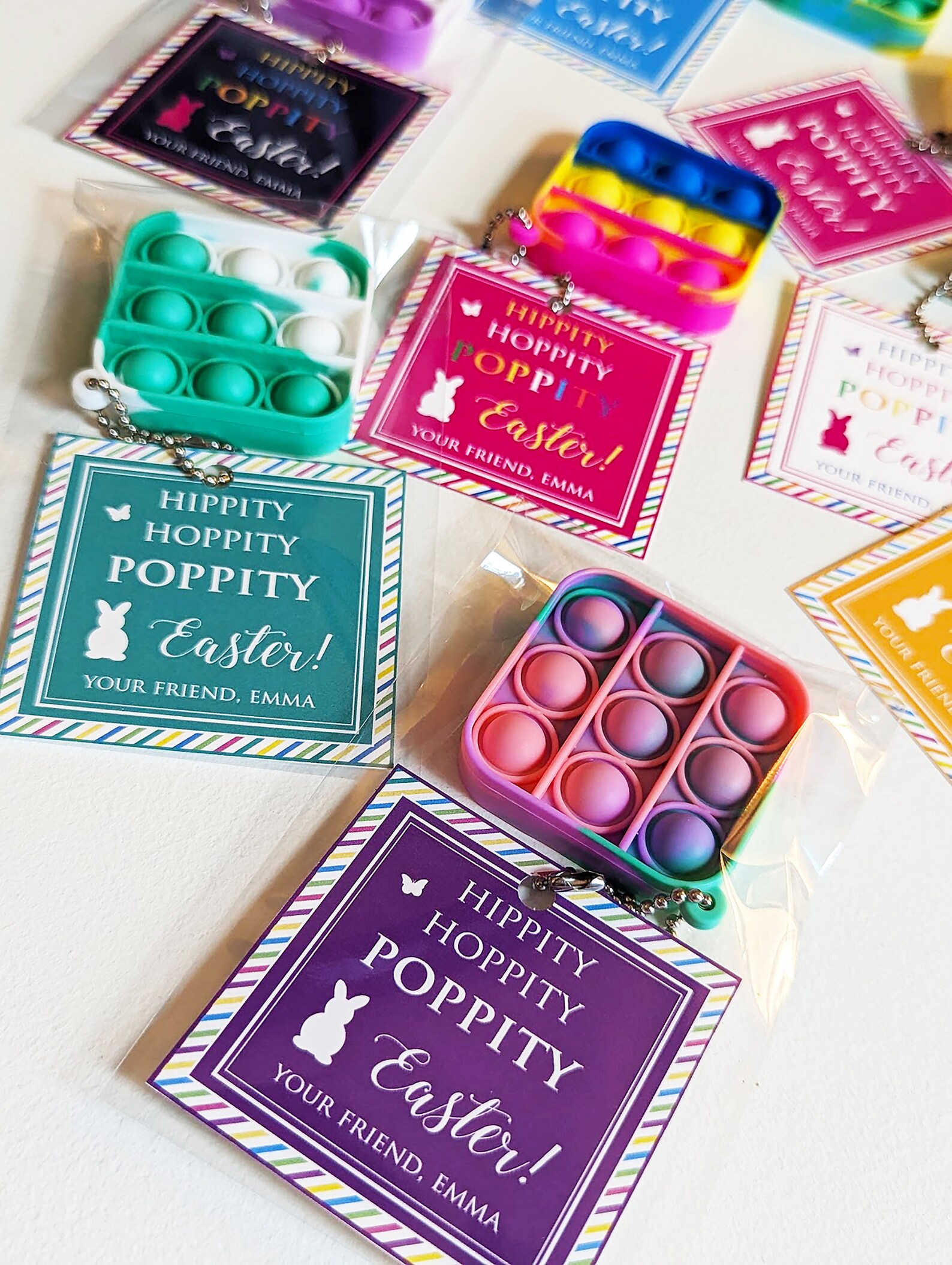 Easter Pop It Favors for Class. Personalized Class Easter - Etsy
