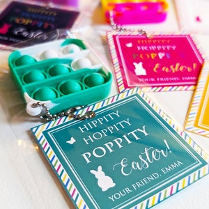 Easter Pop It Favors for Class. Personalized Class Easter Popper ...