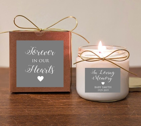 Memorial Personalized Custom Candle. In loving memory. Pick | Etsy