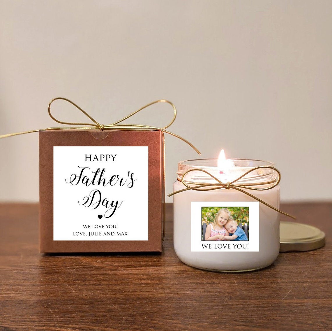 Personalized Father's Day Gift Candle. Can Add Photo. You - Etsy
