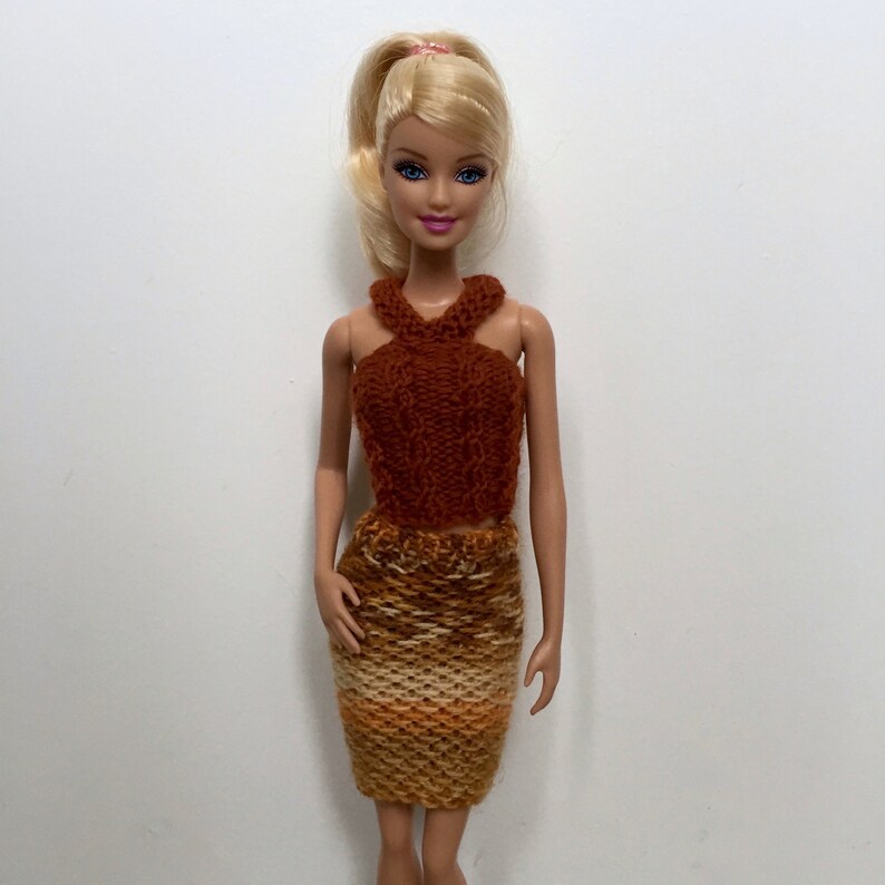 Knitting Pattern for Easy Barbie Halter Top Comes With 2 - Etsy Australia