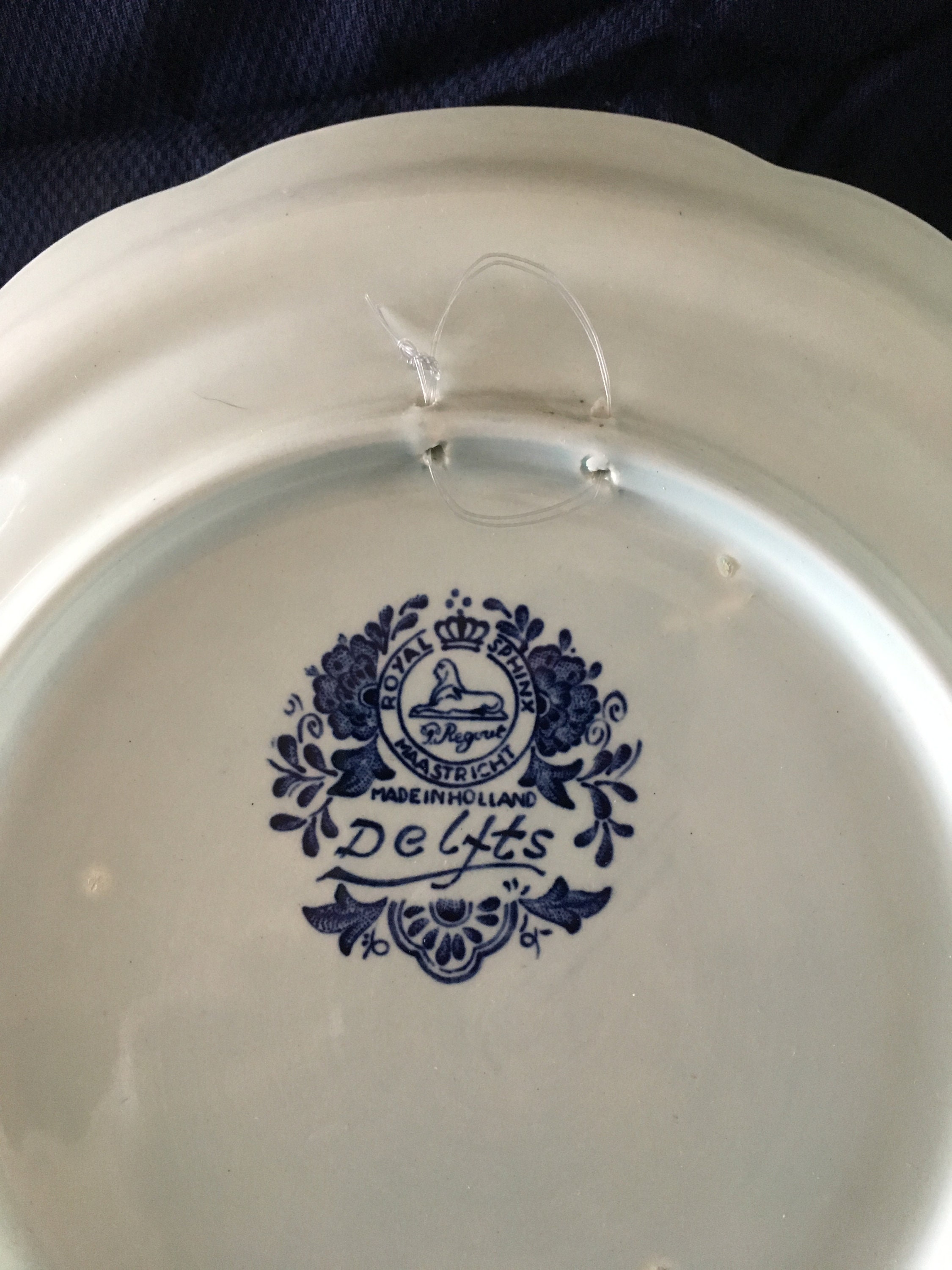 Delft Royal Blue Collectors Plate - Etsy
