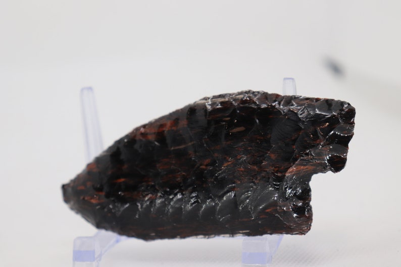 Ultrarare Goldsheen Obsidian Flint Knapped Curved Knife Blade - Etsy