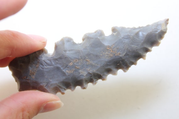 Texas Georgetown Blue Flint/Chert Knapped/Knapping From Solid | Etsy