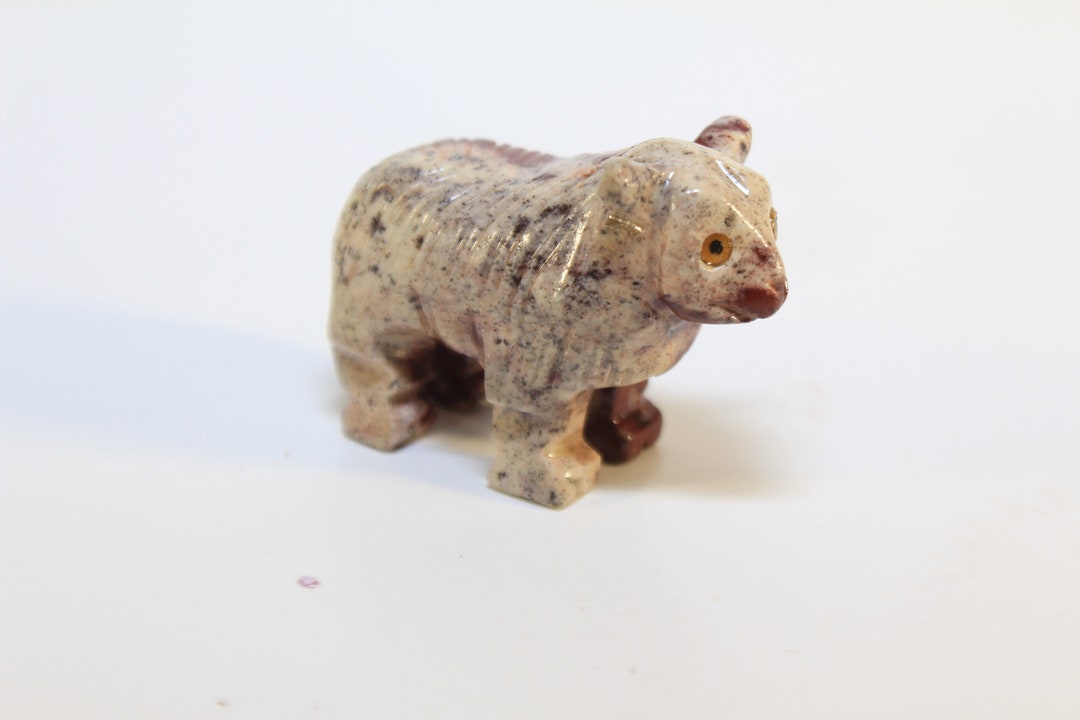 1-3 / 8 "Hand geschnitzter Stein Speckstein SCHAFF / LAMM / Mutton ...