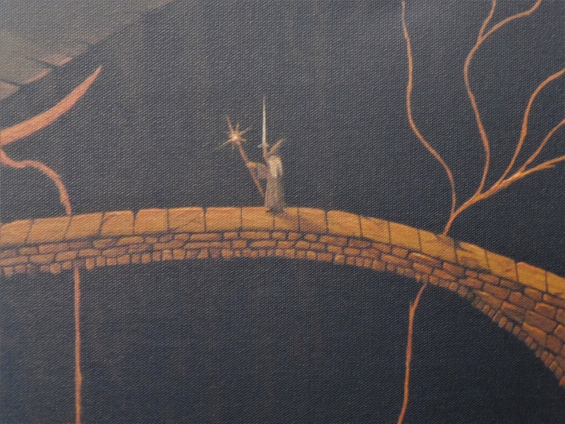 Gandalf and the Balrog on the Bridge of Khazad-dum - Etsy