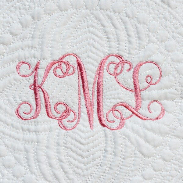 Monogrammed Quilt - Etsy