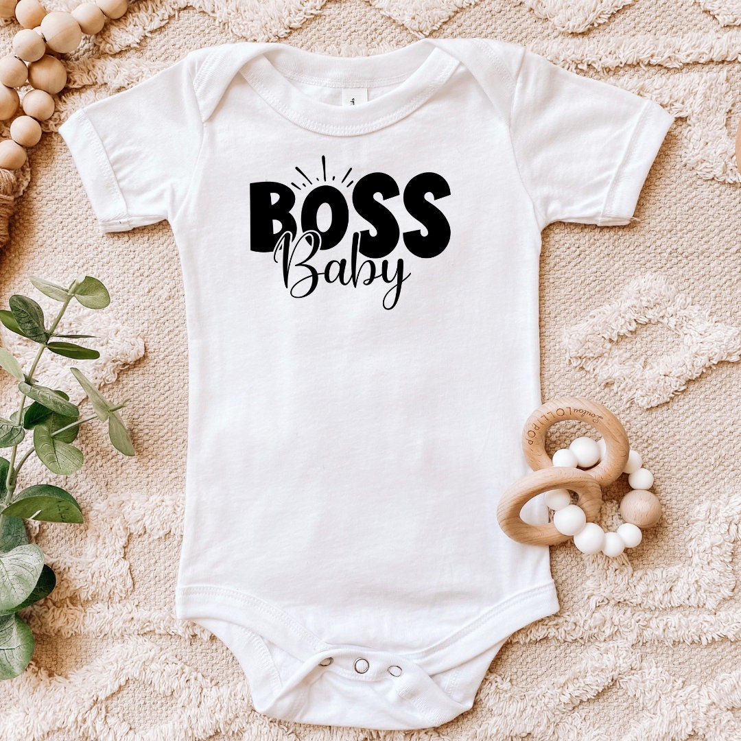 Boss Baby Bodysuit, Gift for New Mom, New Baby Gift, Baby Clothing ...