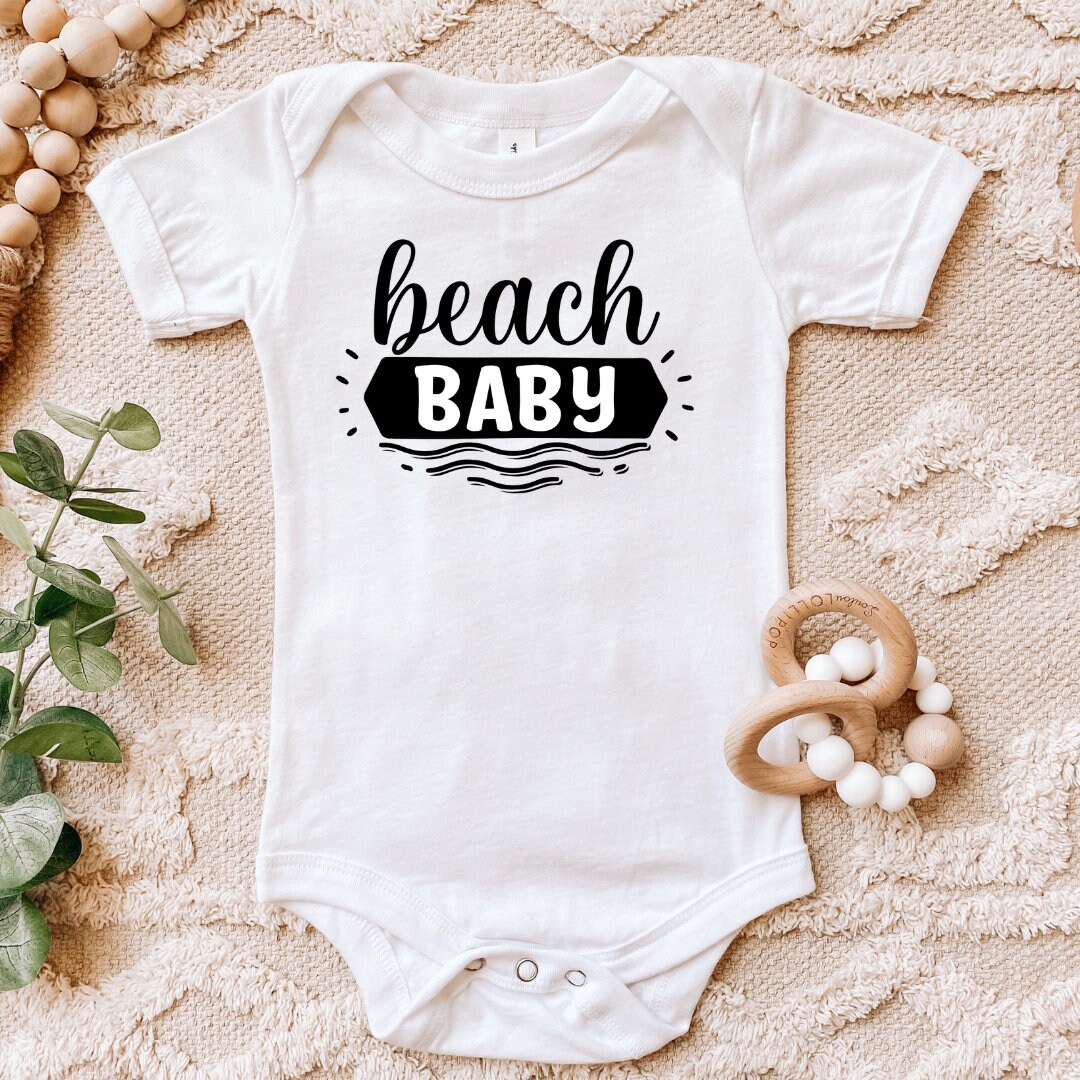 Beach Baby Bodysuit, Gift for New Mom, New Baby Gift, Baby Clothing ...