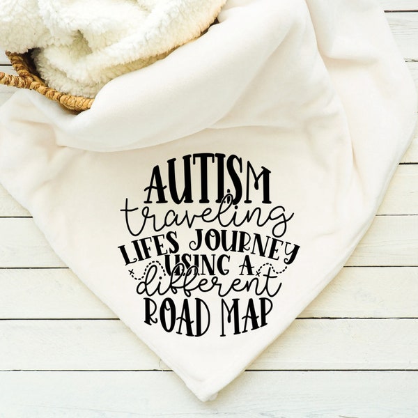 Autism Road Map Blanket - Etsy