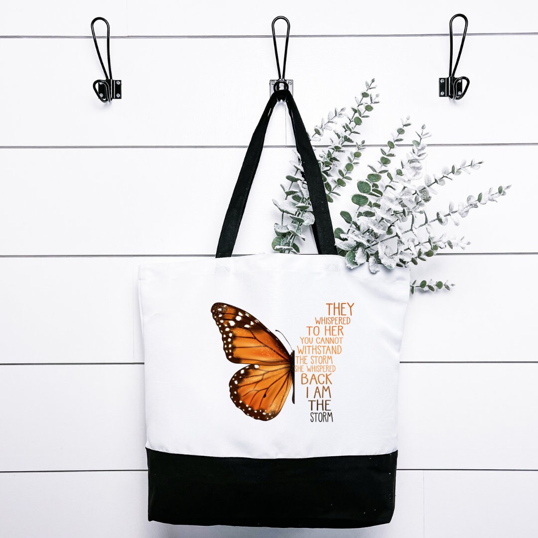 They Whispered to Her You Cant Withstand the Storm Tote Bag, Eco ...
