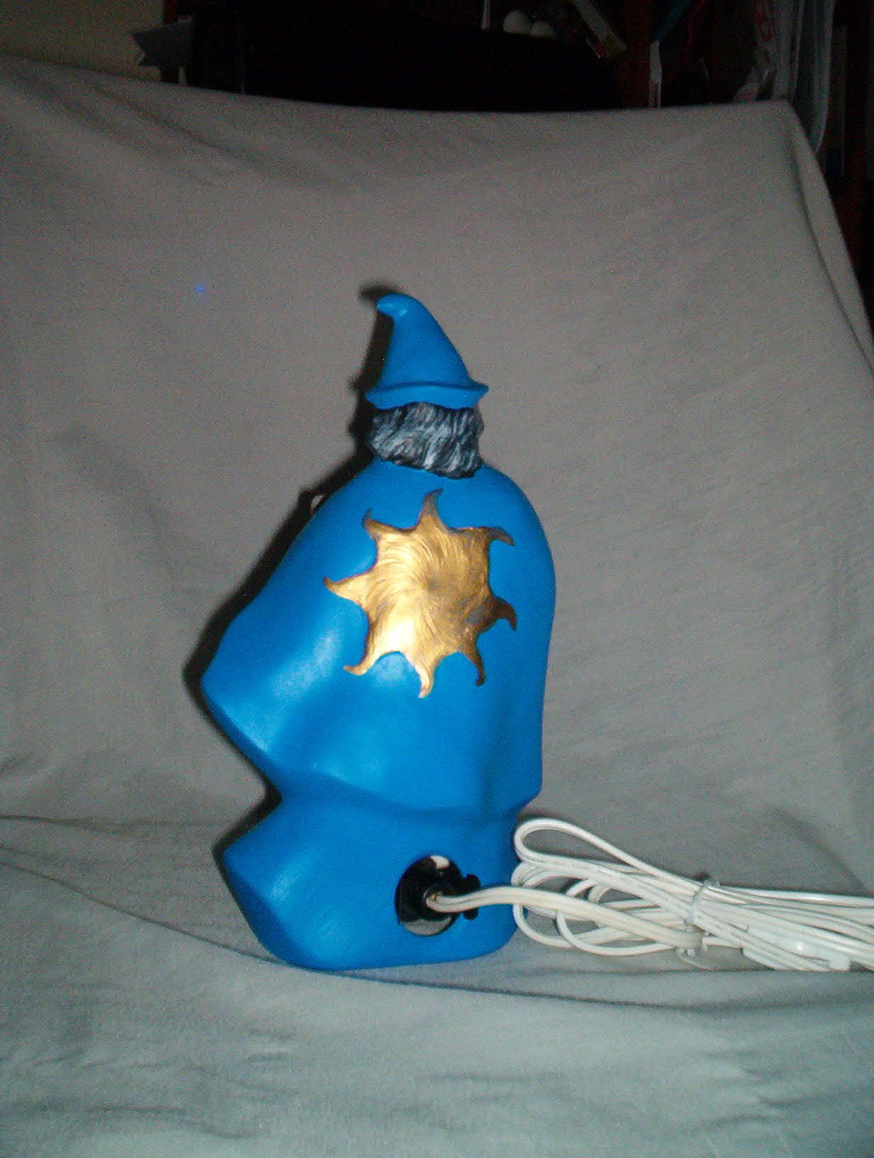 Wizzard With Lighted Crystal Ball - Etsy