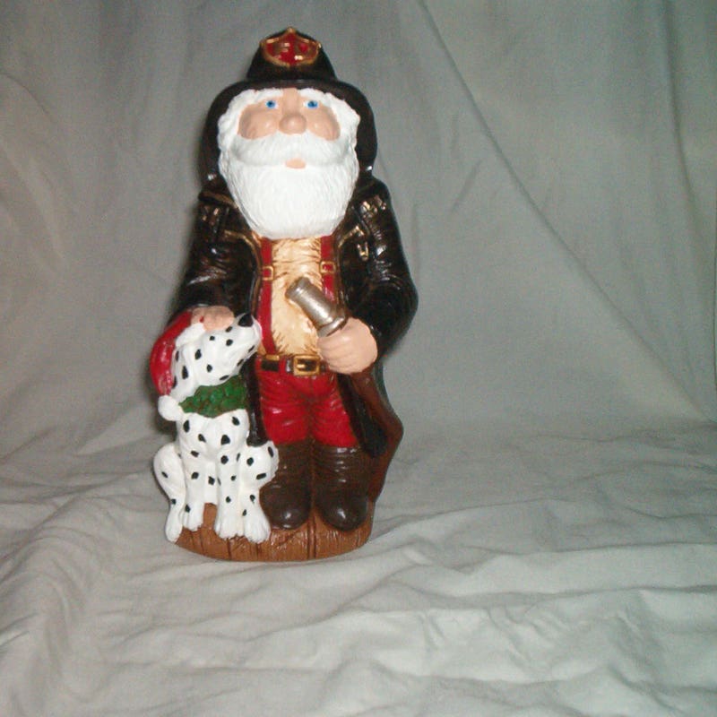 Fireman Santa - Etsy