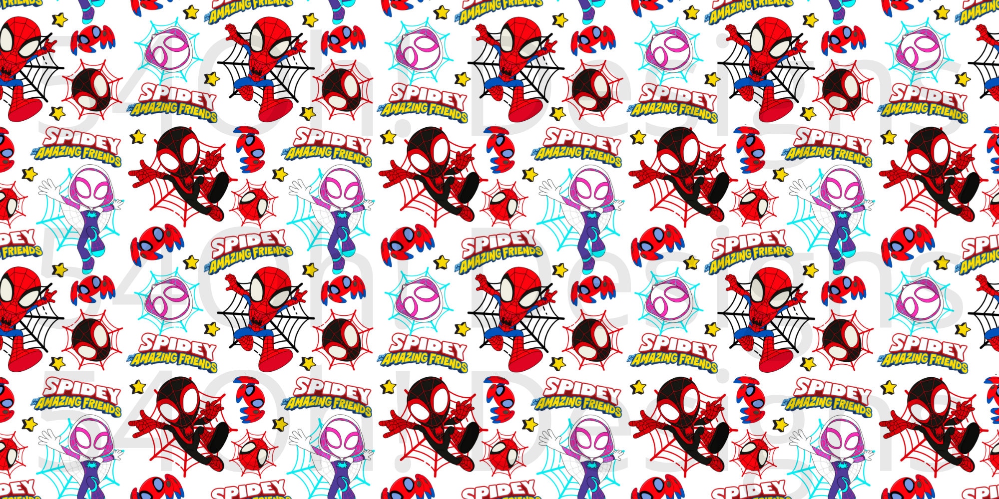 Spidey and His Amazing Friends Seamless Pattern Spidey and - Etsy Denmark