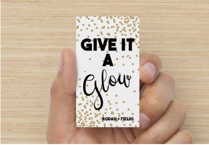 Give It a Glow Mini Facial Card INSTANT DOWNLOAD Rodan Fields - Etsy