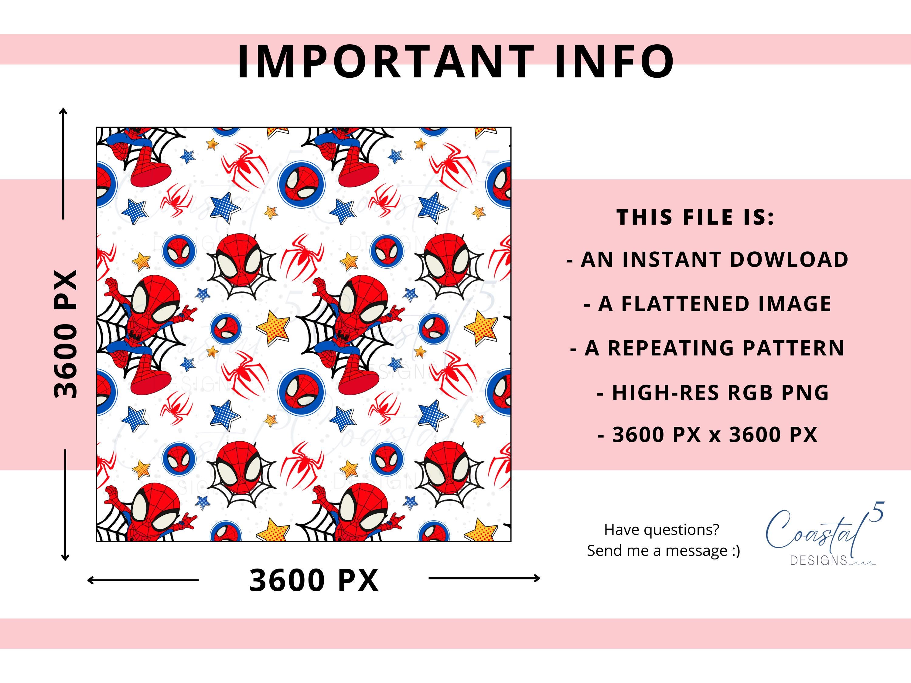 Spidey Seamless Pattern | Spidey and Friends PNG | Spidey PNG | Spidey ...