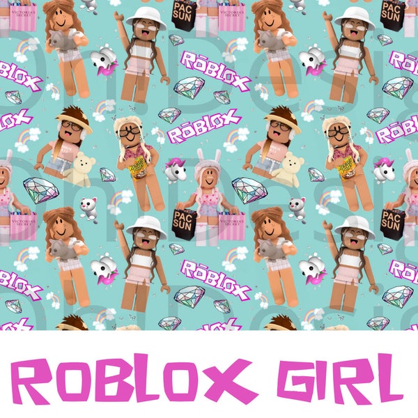 Roblox Girl Svg - Etsy