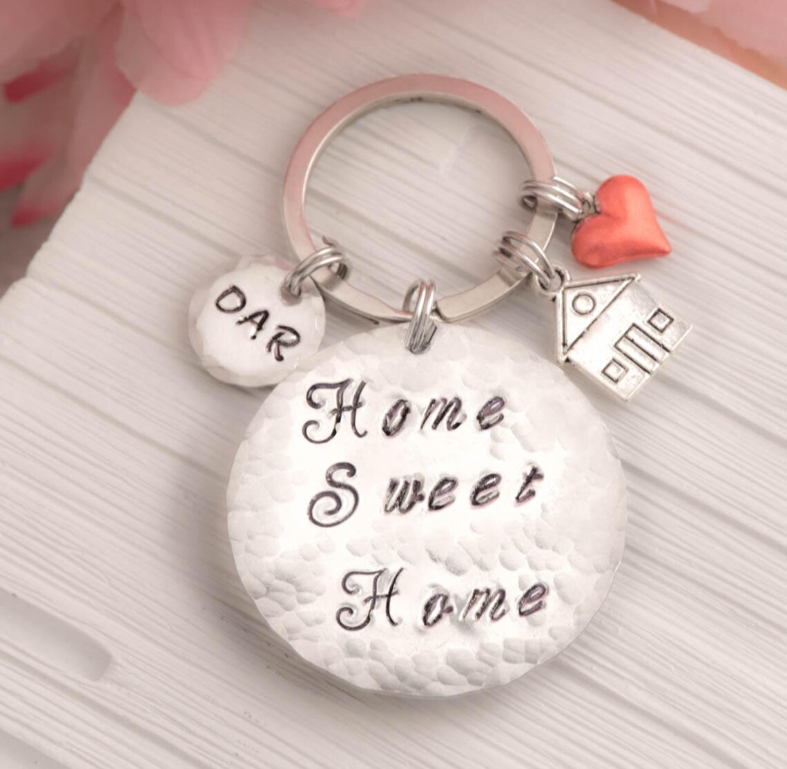 Sweet Home Keychain as Moving Gift for Home Owners | Etsy