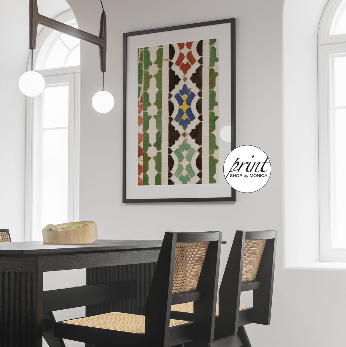 Morocco Decor, Printable Wall Art, Morocco Tiles Photography, Tile ...