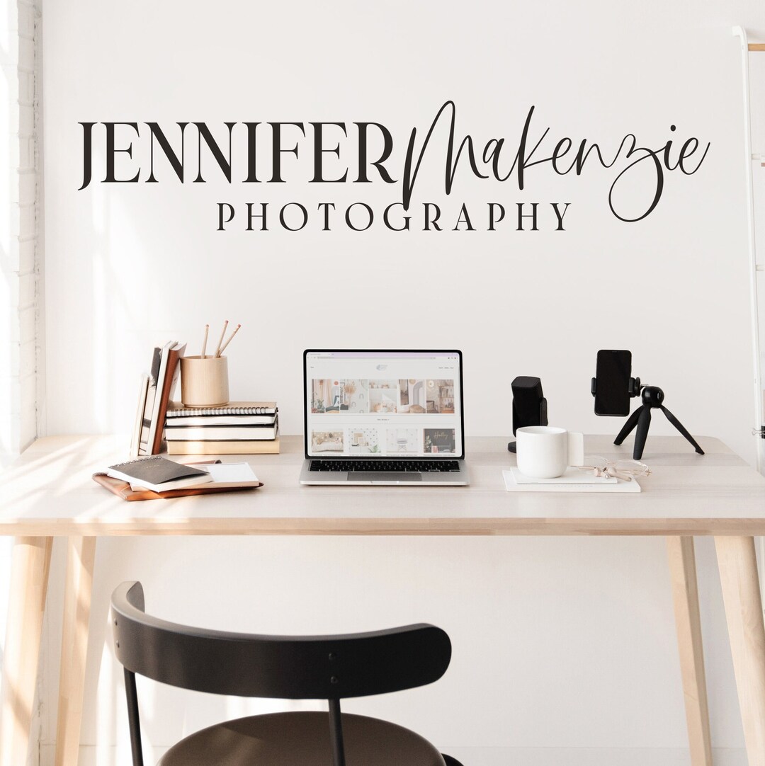 Personalized Name Wall Decal - Custom Business Name Wall Sticker, Home ...