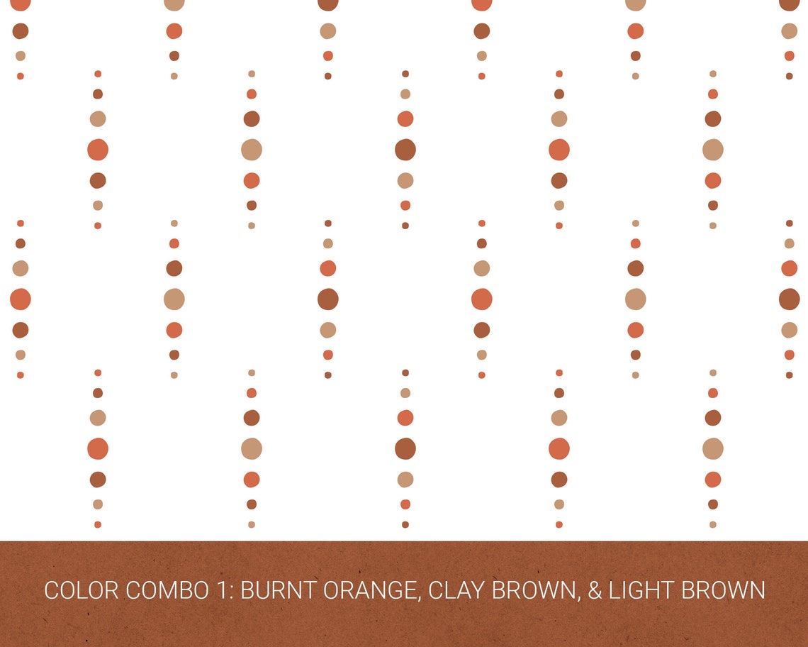 Boho Dot Wall Decals Removable Wall Stickers Minimalist - Etsy