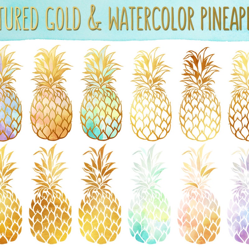 Pineapple Clip Art - Etsy