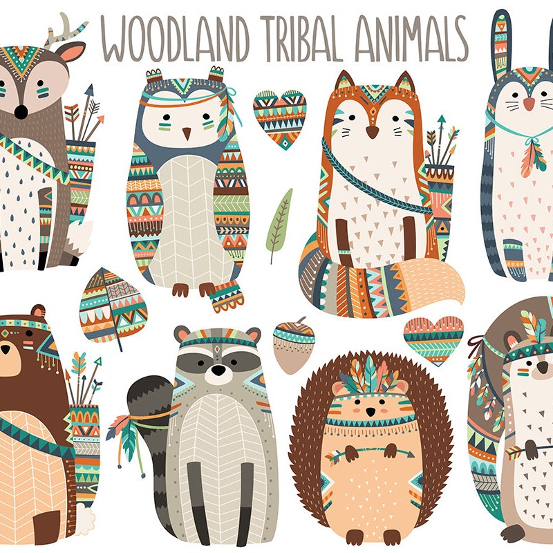 Woodland Tribal - Etsy