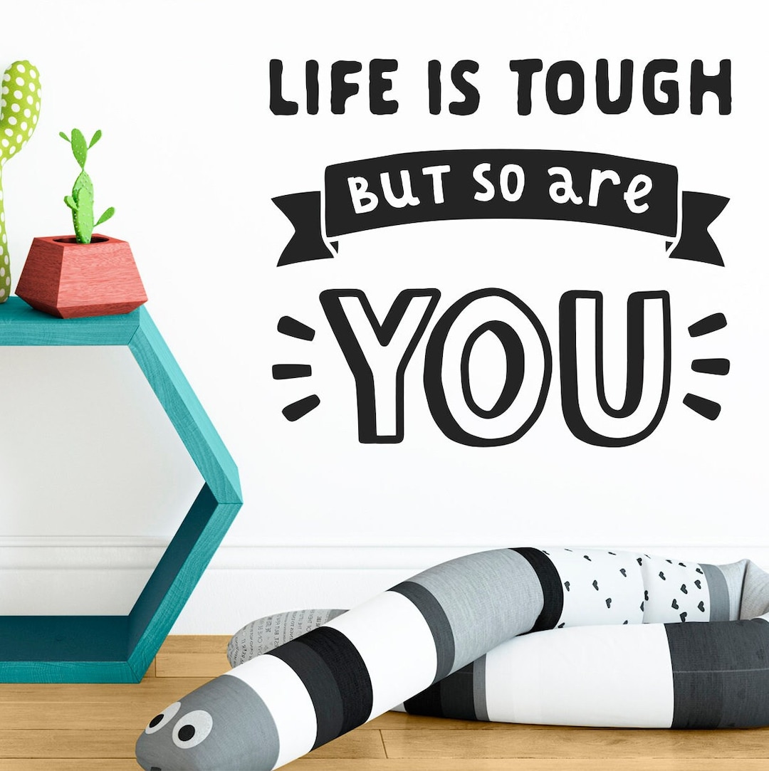 Kids Room Wall Decal - Kids Wall Stickers, Motivational Quote Decal ...