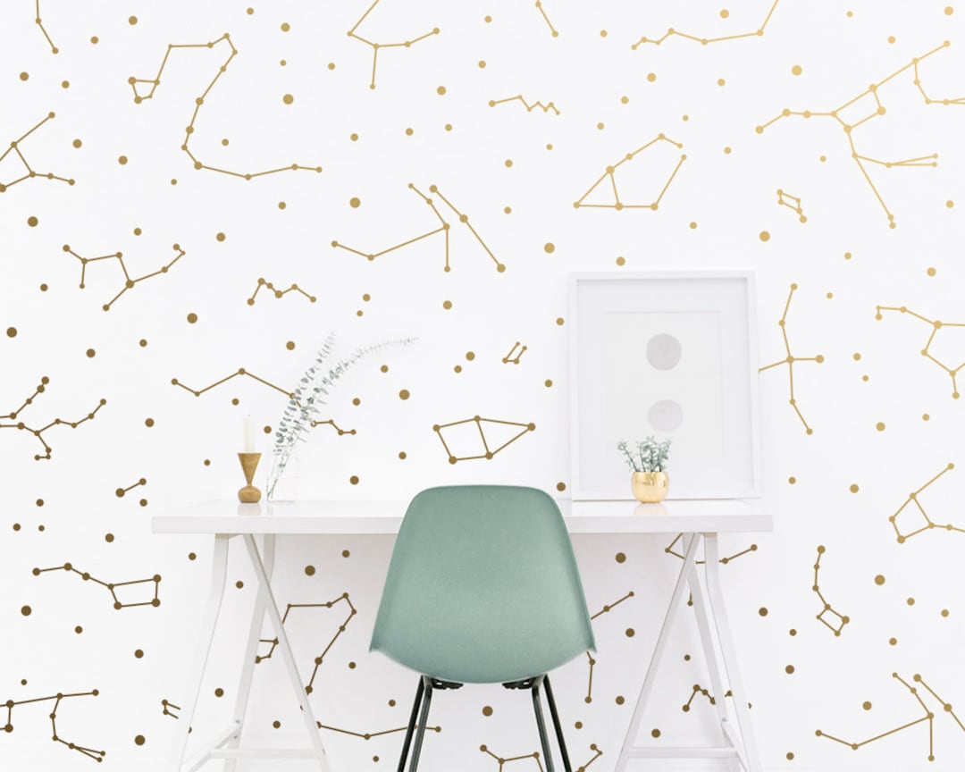 Constellation Wall Decals - Constellation Wall Decor, Zodiac Gift, Star ...