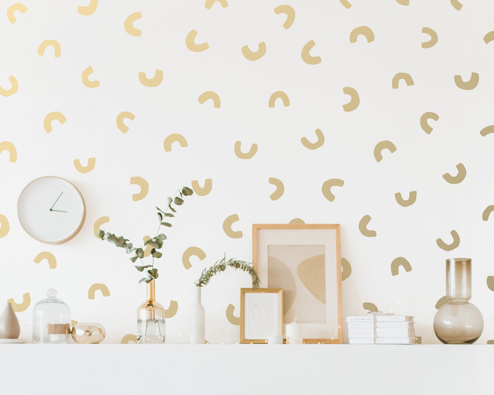 Geometric Wall Decals Abstract Wall Stickers Scandinavian | Etsy