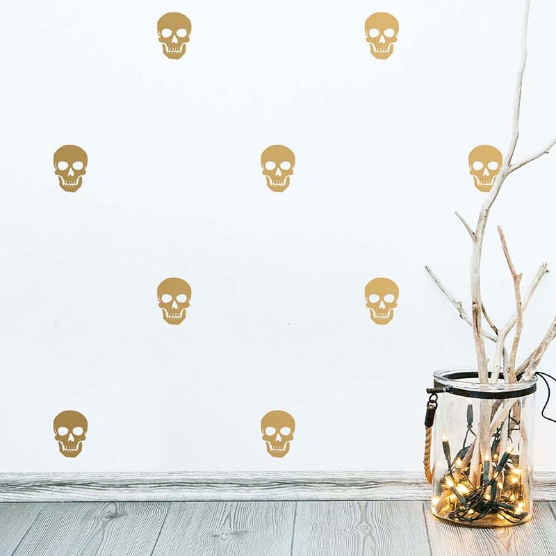 Skull Wall Decal - Etsy