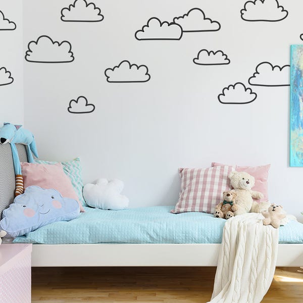 Cloud Wall Decals - Etsy