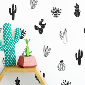Cactus Wall Decals - Nursery Decals, Vinyl Wall Decals, Tribal Nursery ...