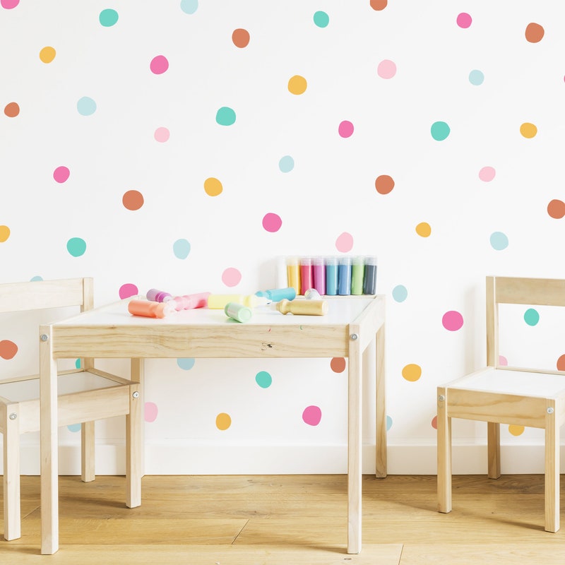 Polka Dot Wall Decal - Etsy