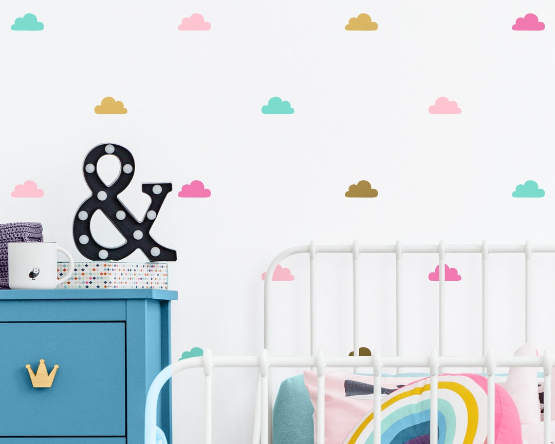Cloud Wall Decals - Cloud Wall Stickers, Nursery Decals, Kids Room ...