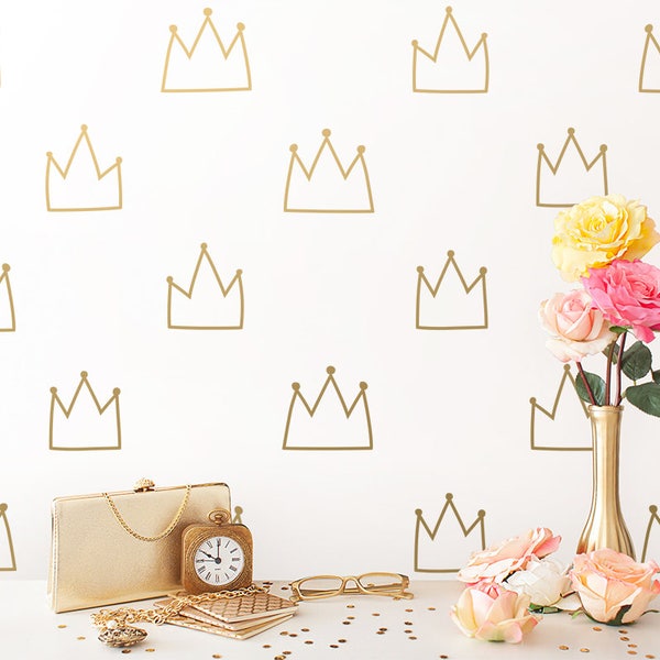 Crown Wall Decal - Etsy